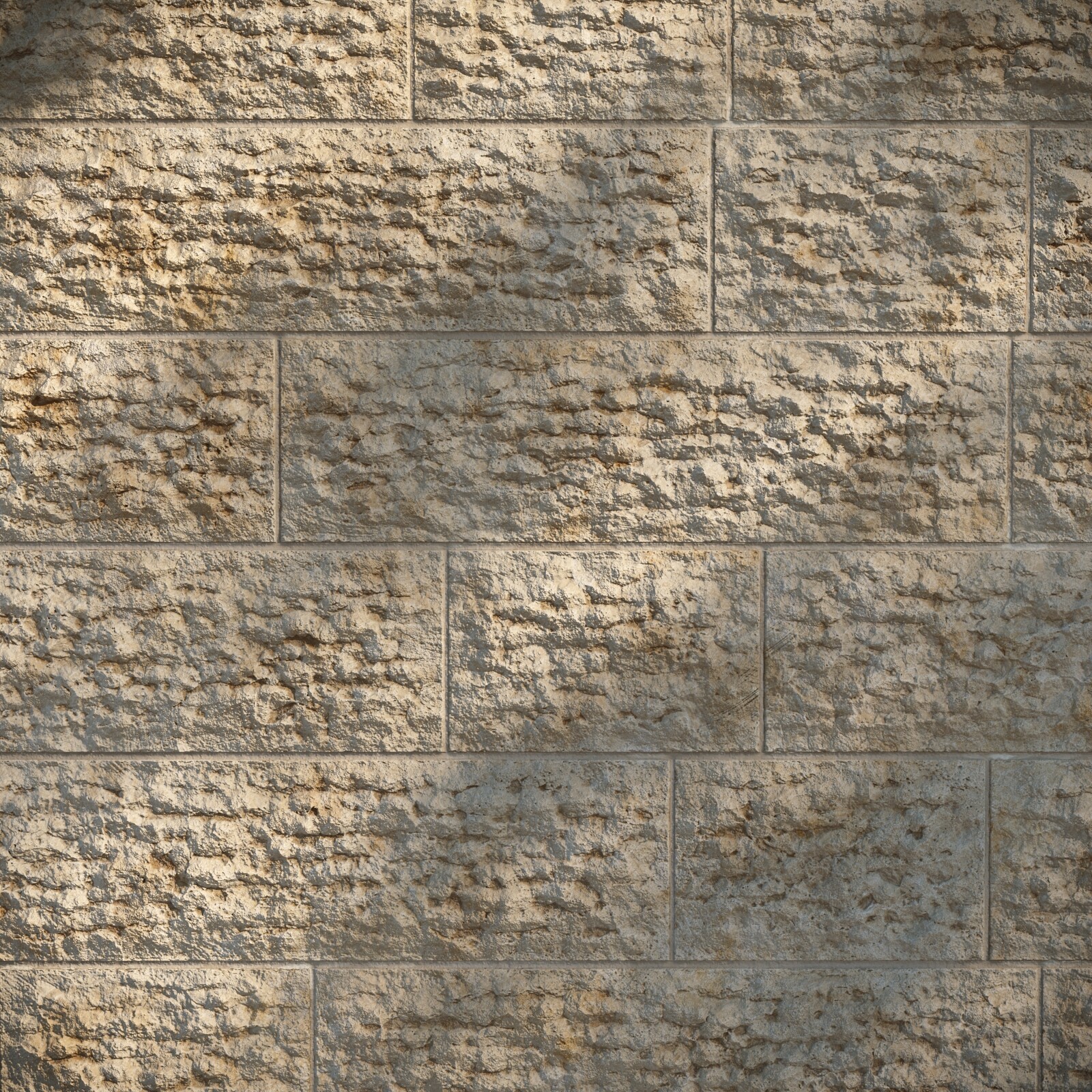 ArtStation - Jerusalem stone 4K tileable PBR textures | Game Assets