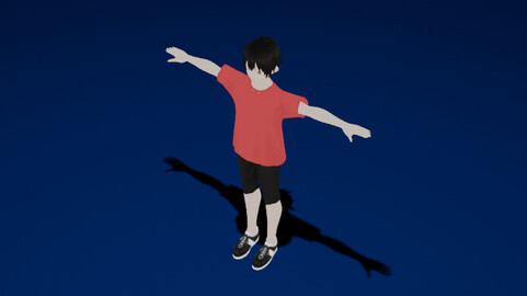 ArtStation - Anime Girl Character - Basic Style 2 | Game Assets