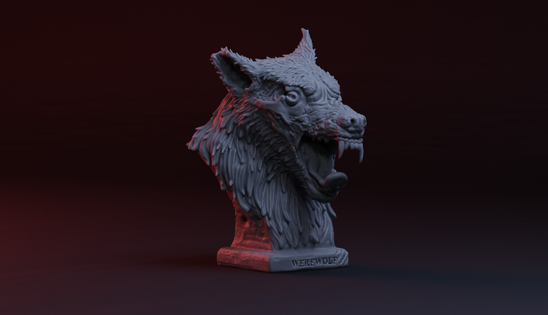 ArtStation - Werewolf STL - Presupported for 3D Print | Resources