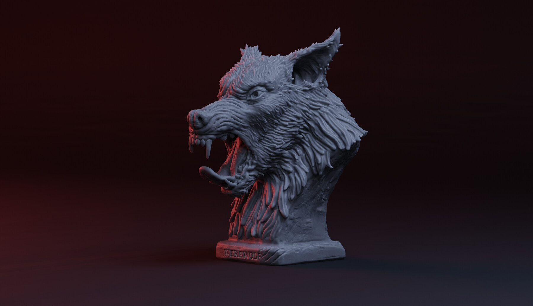 ArtStation - Werewolf STL - Presupported for 3D Print | Resources