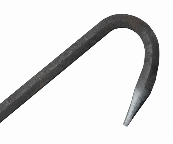 ArtStation - Crowbar 3D Model | Game Assets