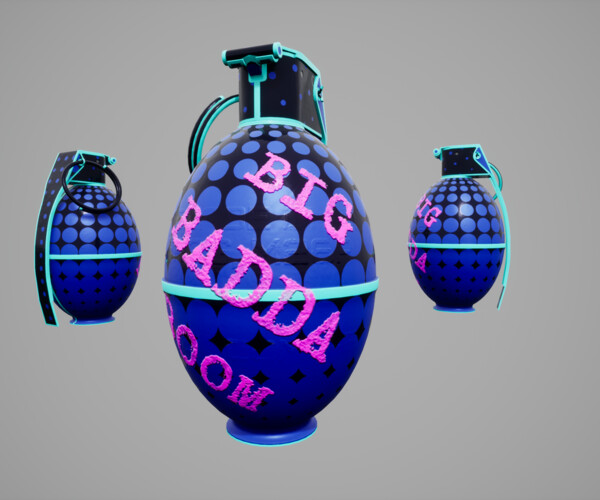 ArtStation - Frag Grenade - Plus extra skins | Game Assets