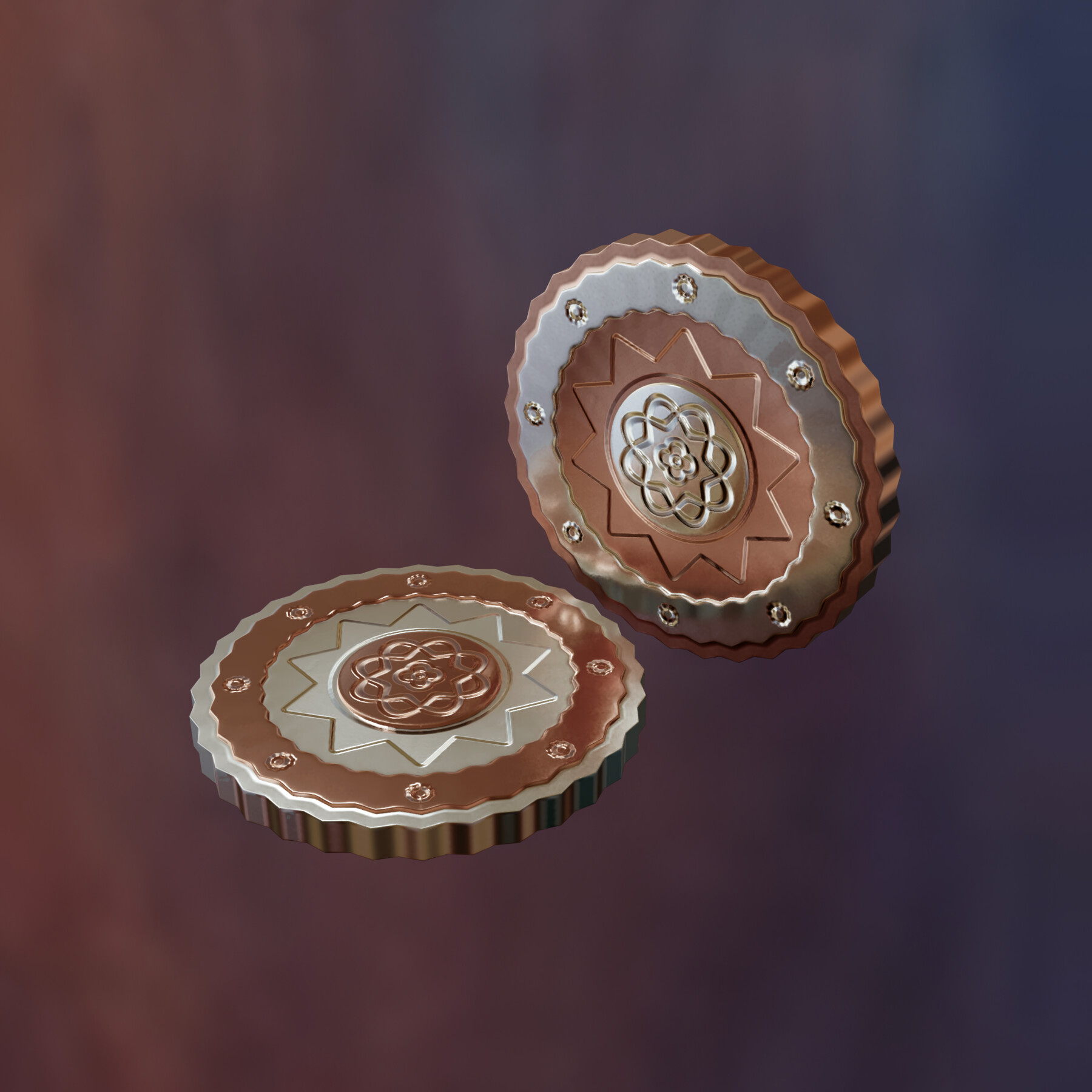 ArtStation - Metallic Coins Pack02 | Game Assets