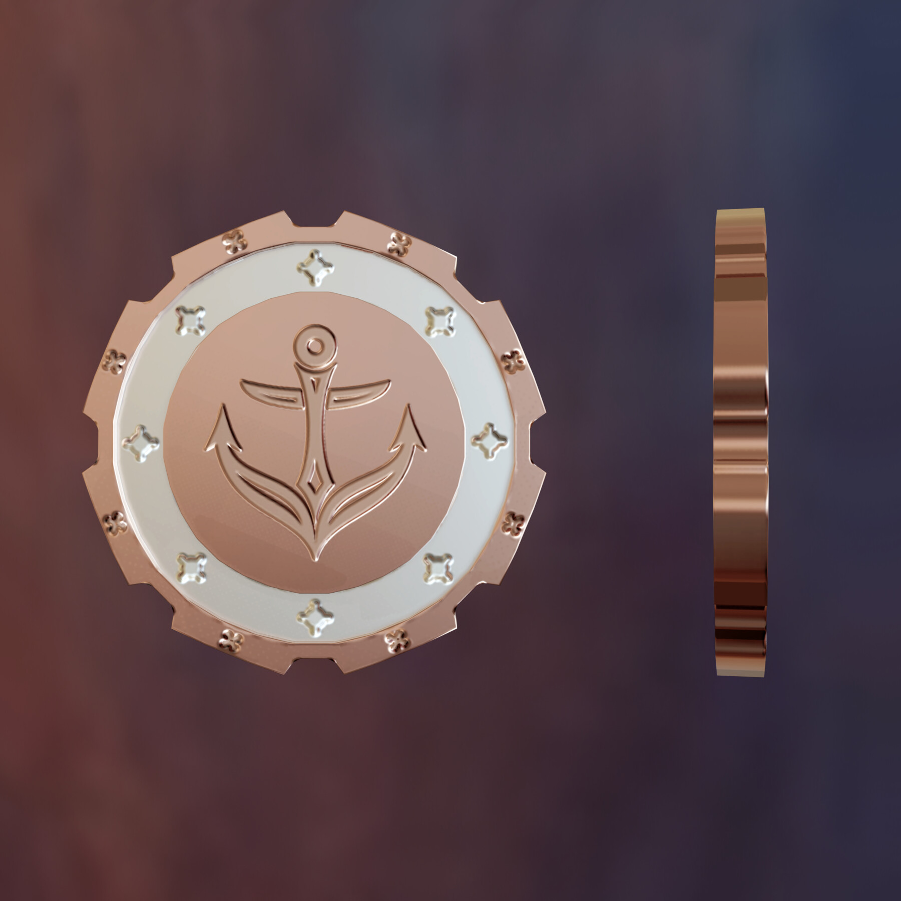 ArtStation - Metallic Coins Pack03 | Game Assets