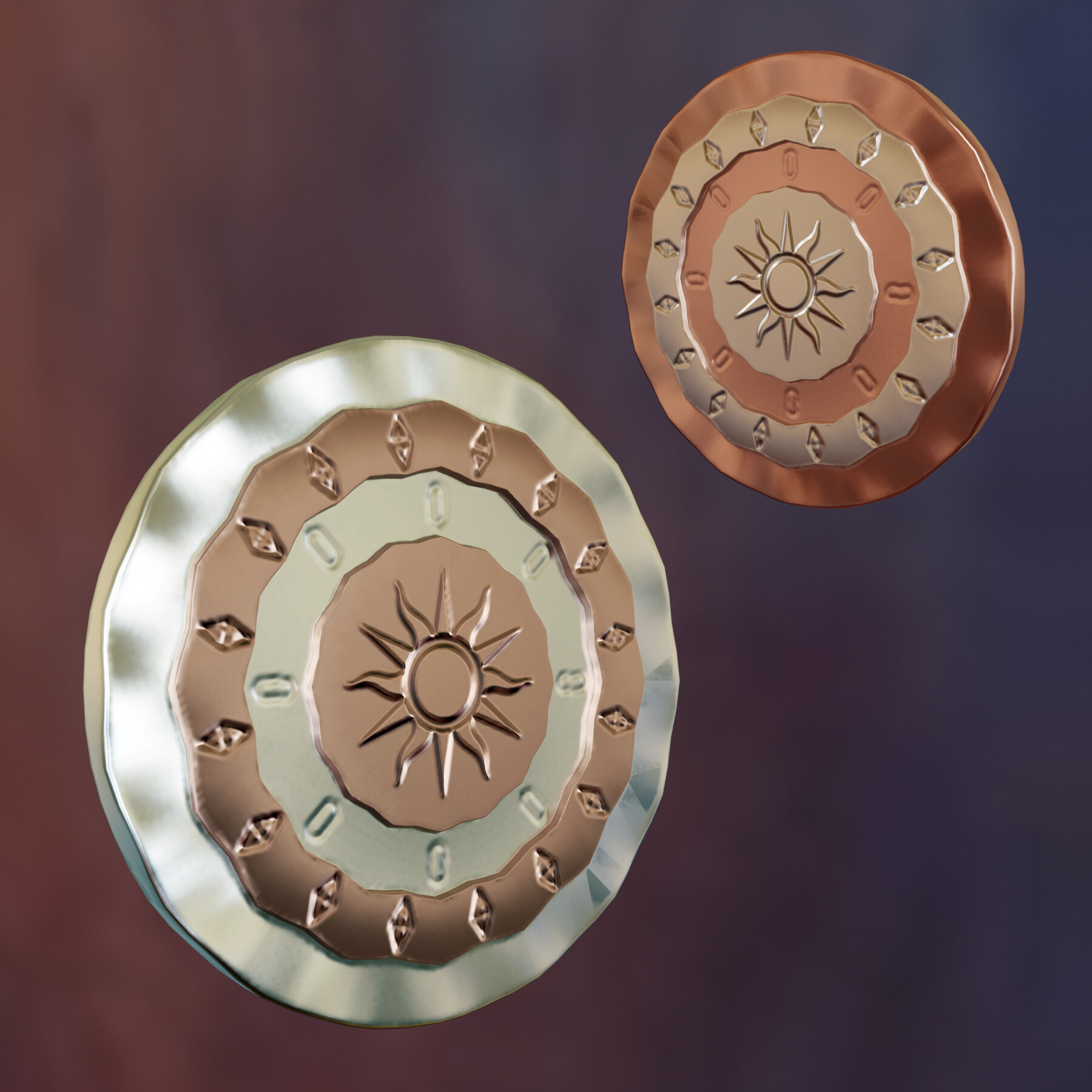 ArtStation - Metallic Coins Pack03 | Game Assets