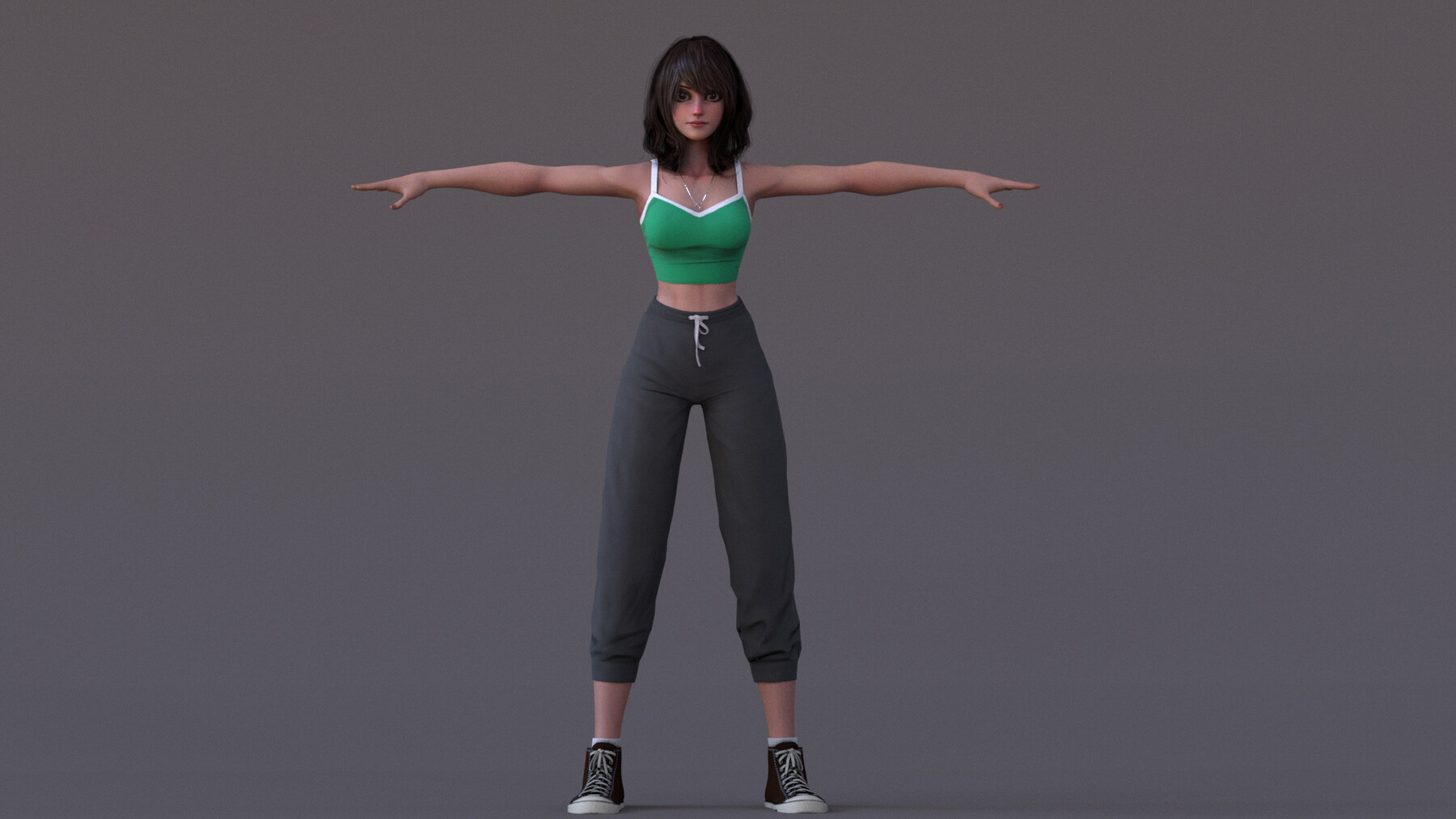 ArtStation - Angela Cartoon character with 2 outfit | Game Assets