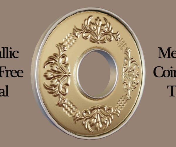 ArtStation - Metallic Coin Free Trial | Game Assets