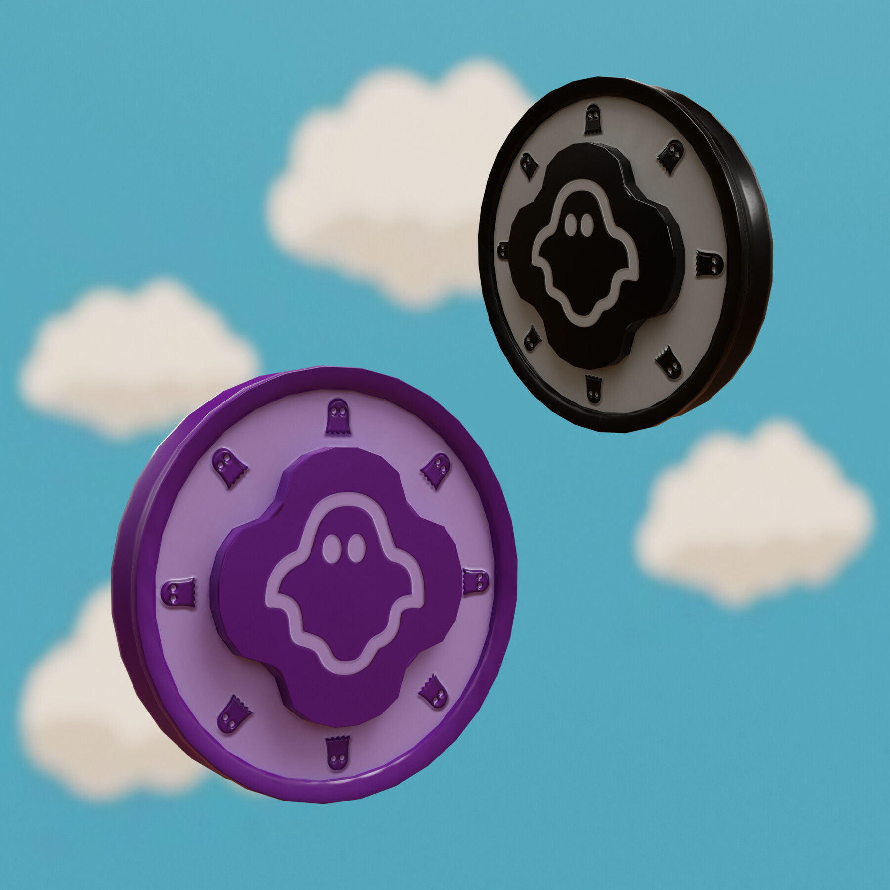 ArtStation - Cartoon Coins Pack03 | Game Assets