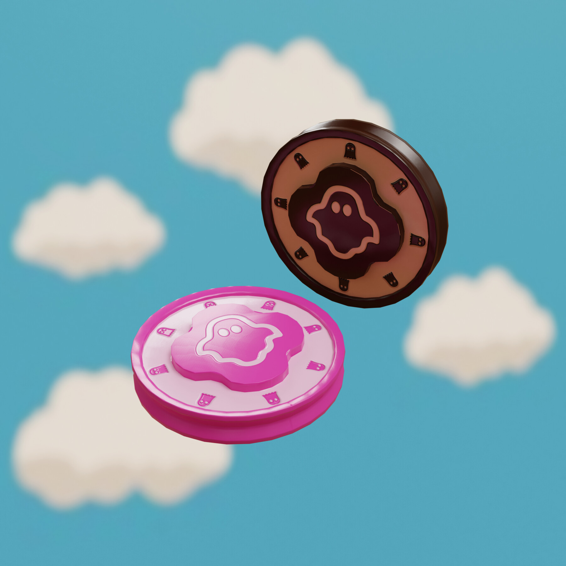 ArtStation - Cartoon Coins Pack03 | Game Assets
