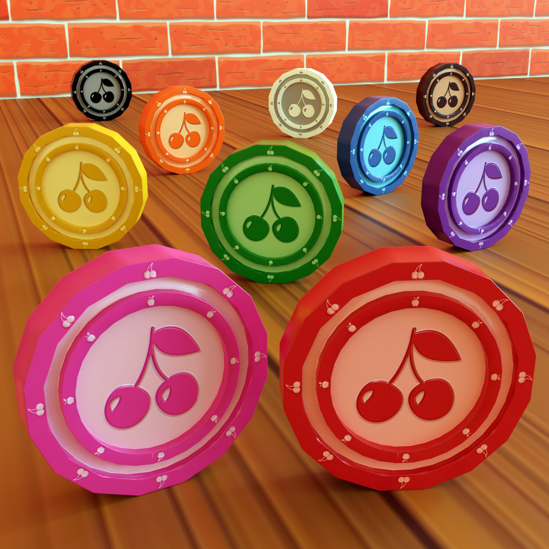 ArtStation - Cartoon Coins Pack04 | Game Assets