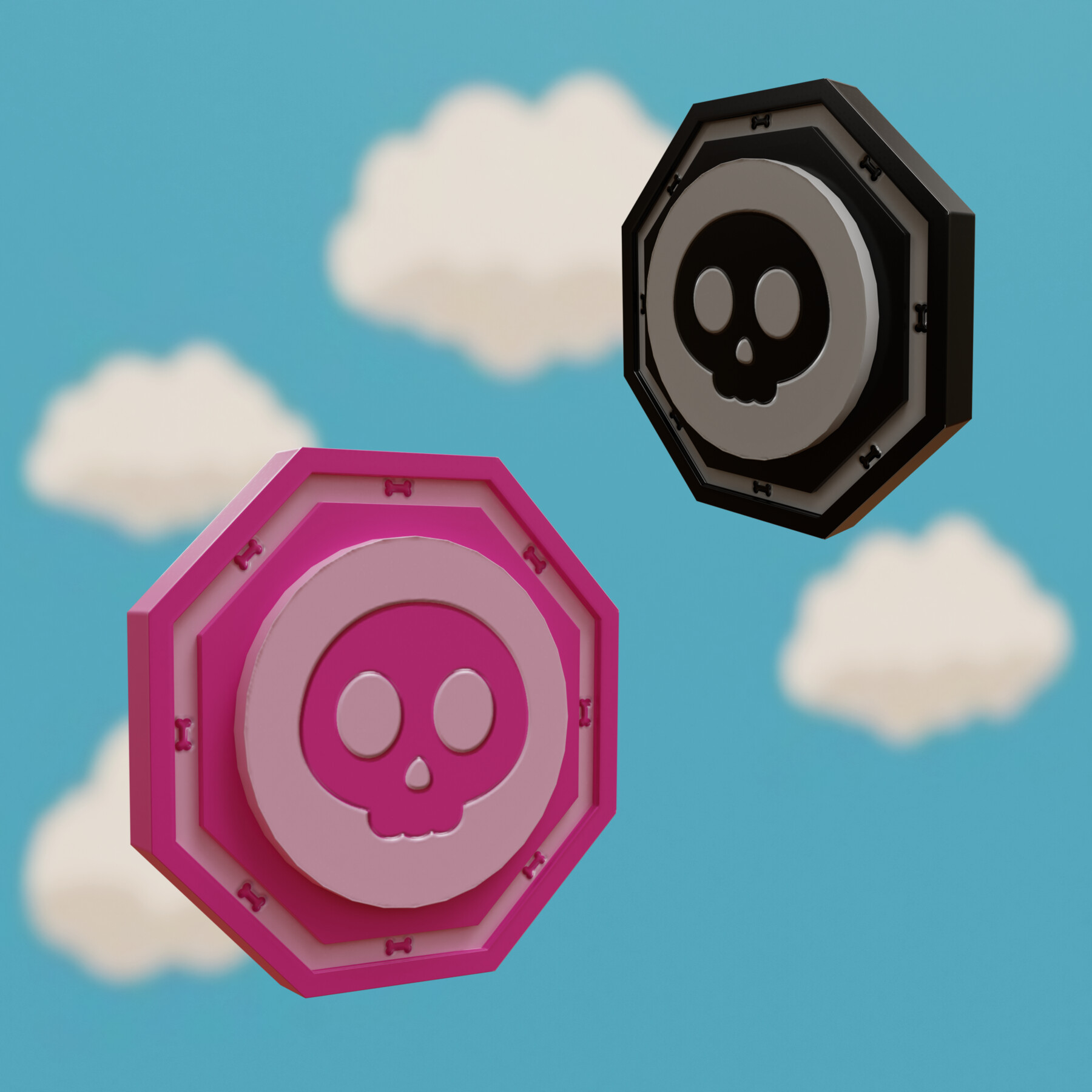 ArtStation - Cartoon Coins Pack04 | Game Assets