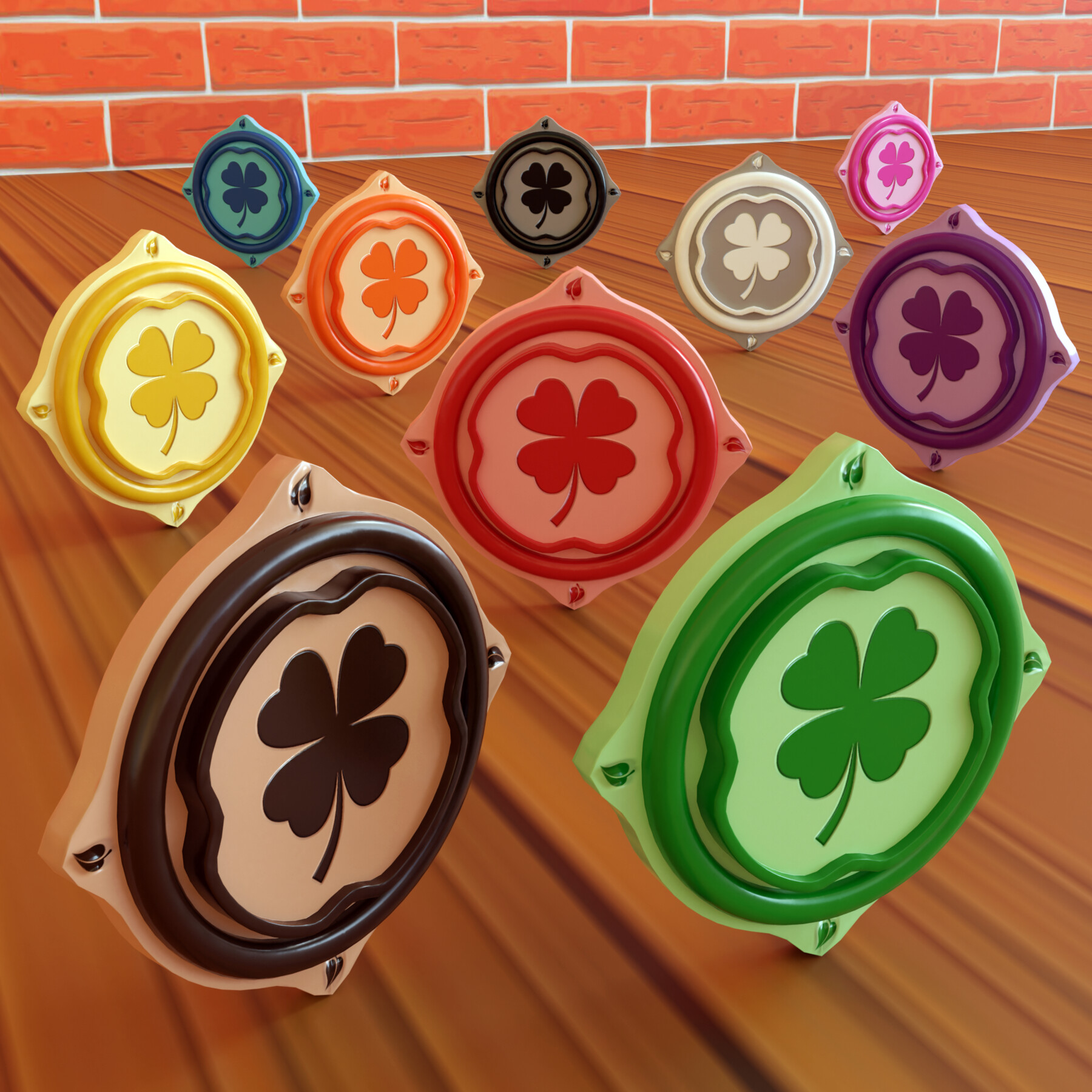 ArtStation - Cartoon Coins Pack05 | Game Assets