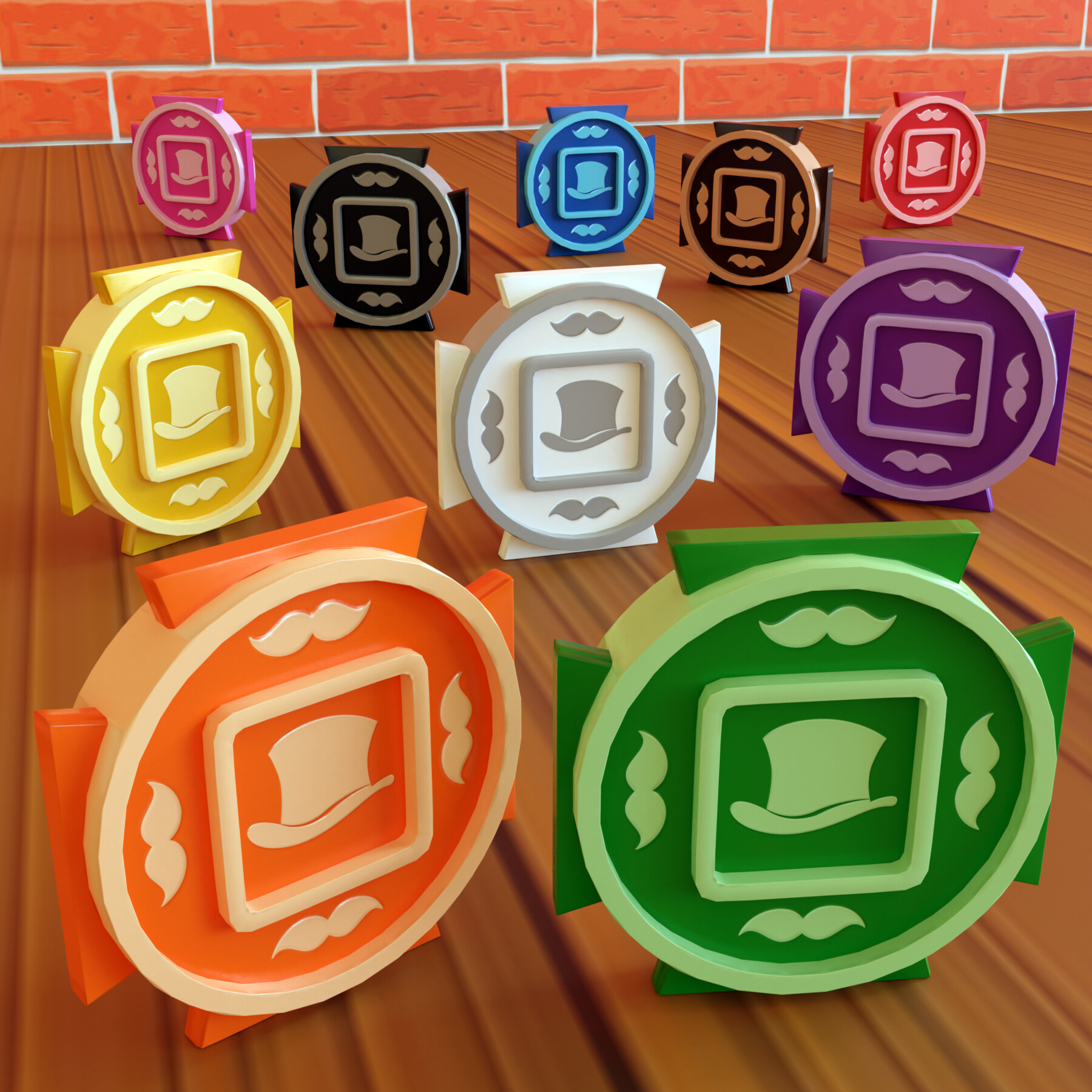 ArtStation - Cartoon Coins Pack06 | Game Assets