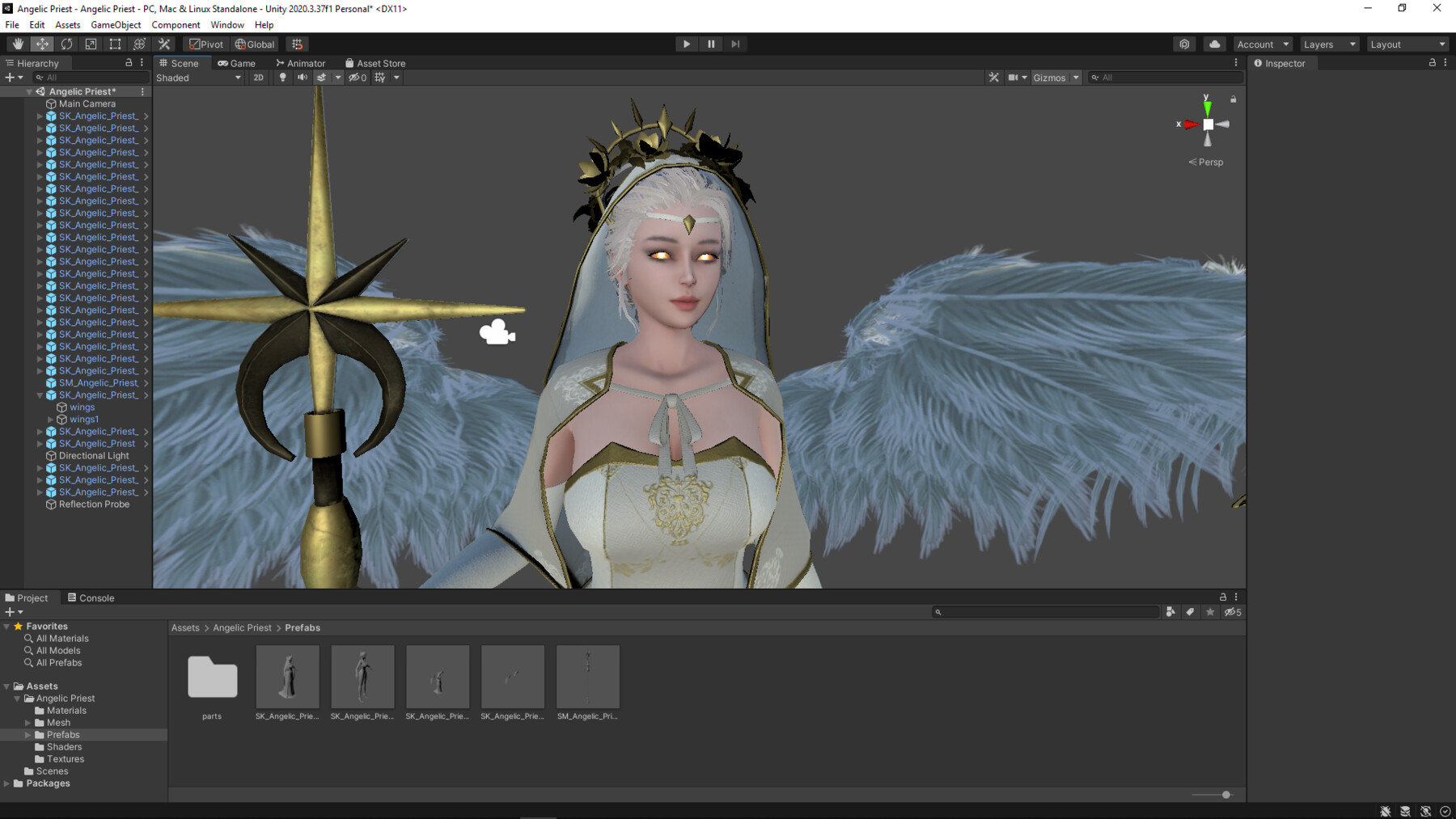 ArtStation - Angelic Priest | Game Assets