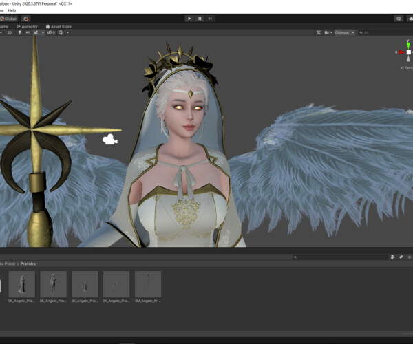 ArtStation - Angelic Priest | Game Assets