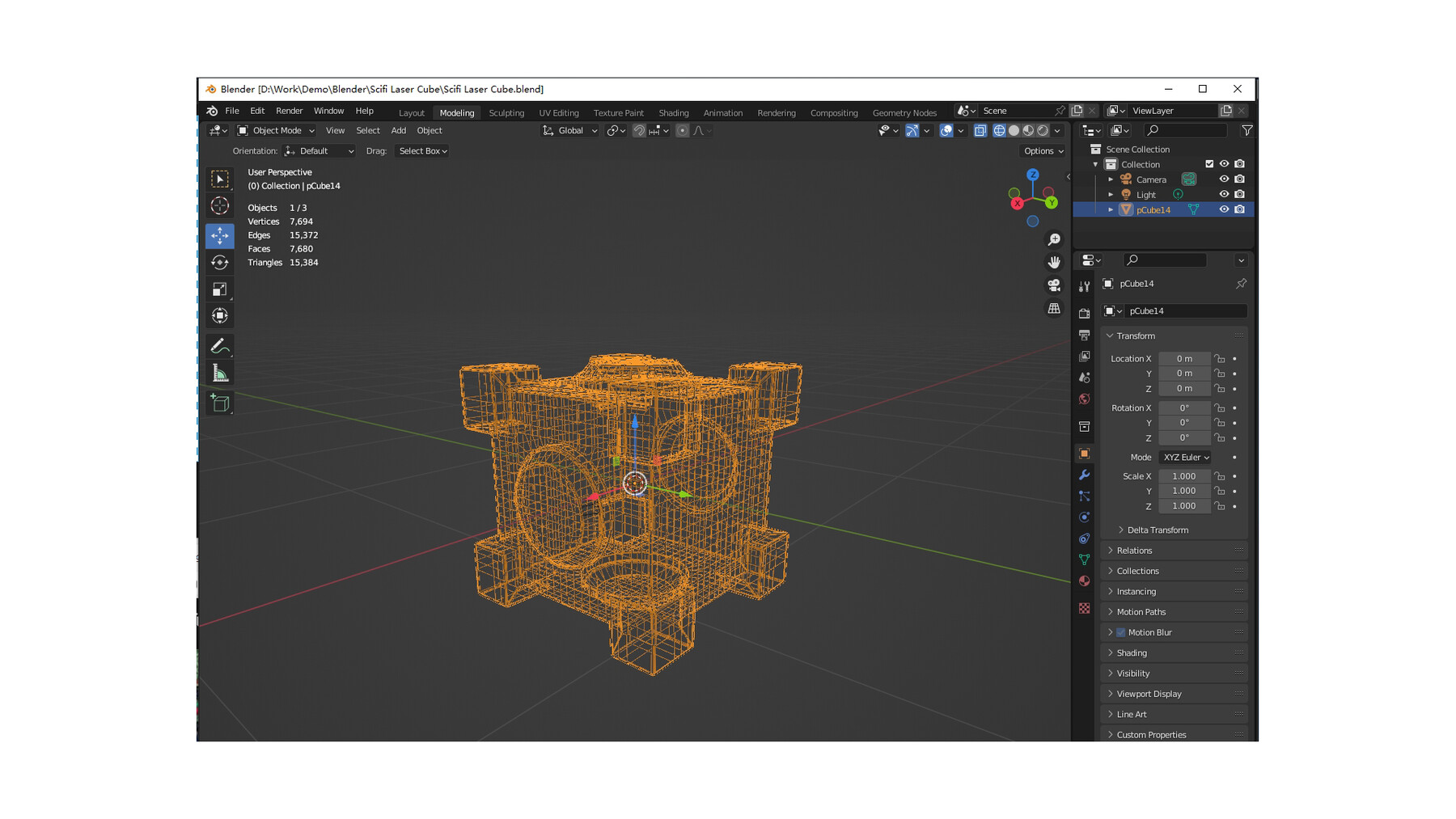 ArtStation - Science Fiction Future Cube | Resources