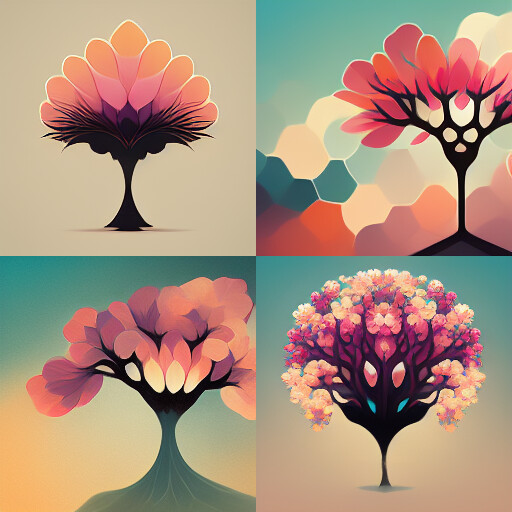 ArtStation - Colorful Tree | Artworks