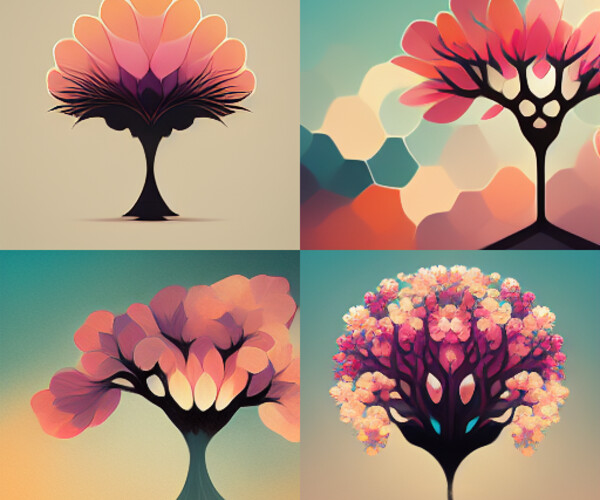 ArtStation - Colorful Tree | Artworks