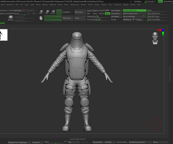 Artstation Custom User Interface Zbrush Ui Resources