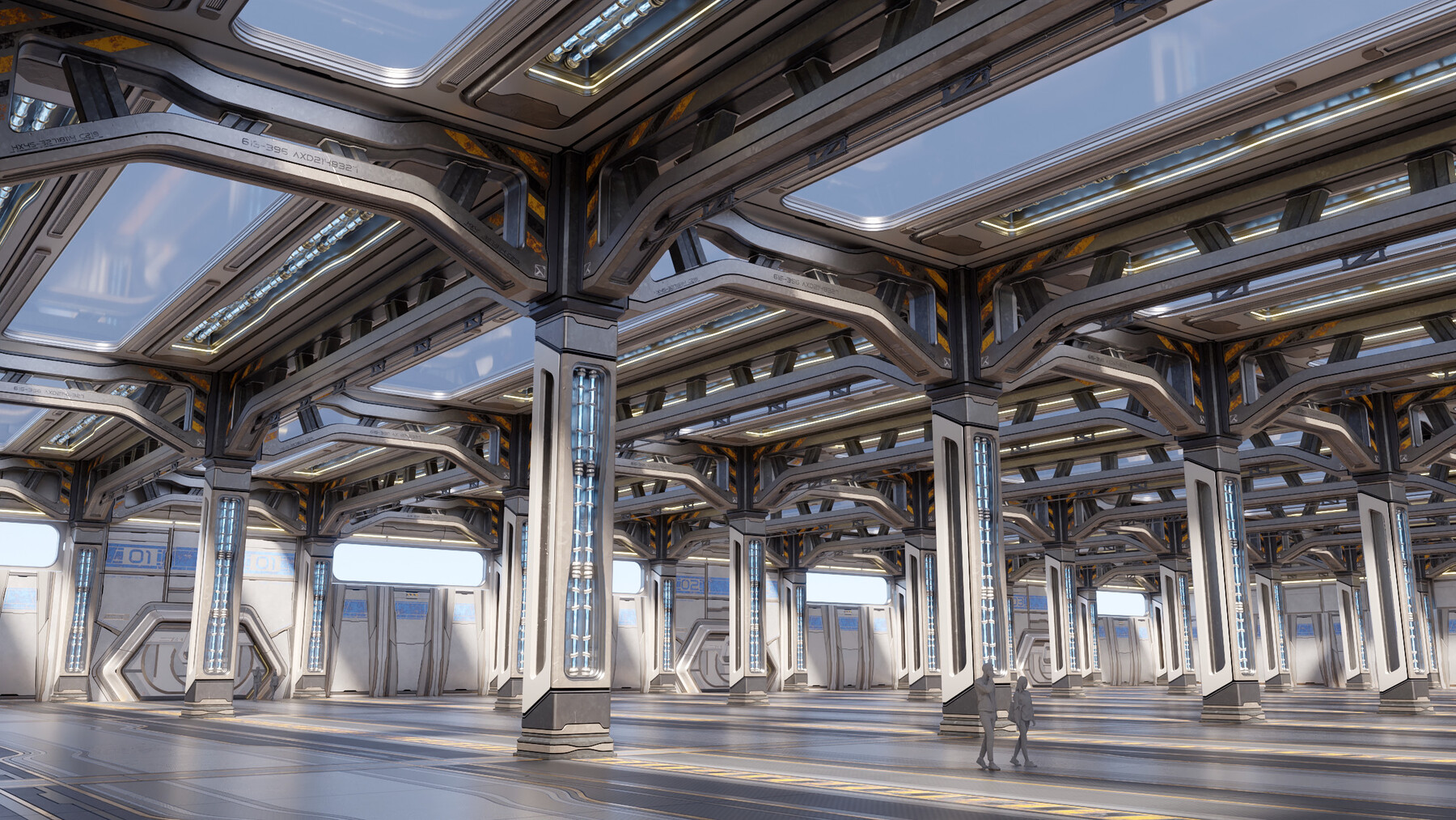 ArtStation - Sci-Fi Warehouse / Hall | Resources