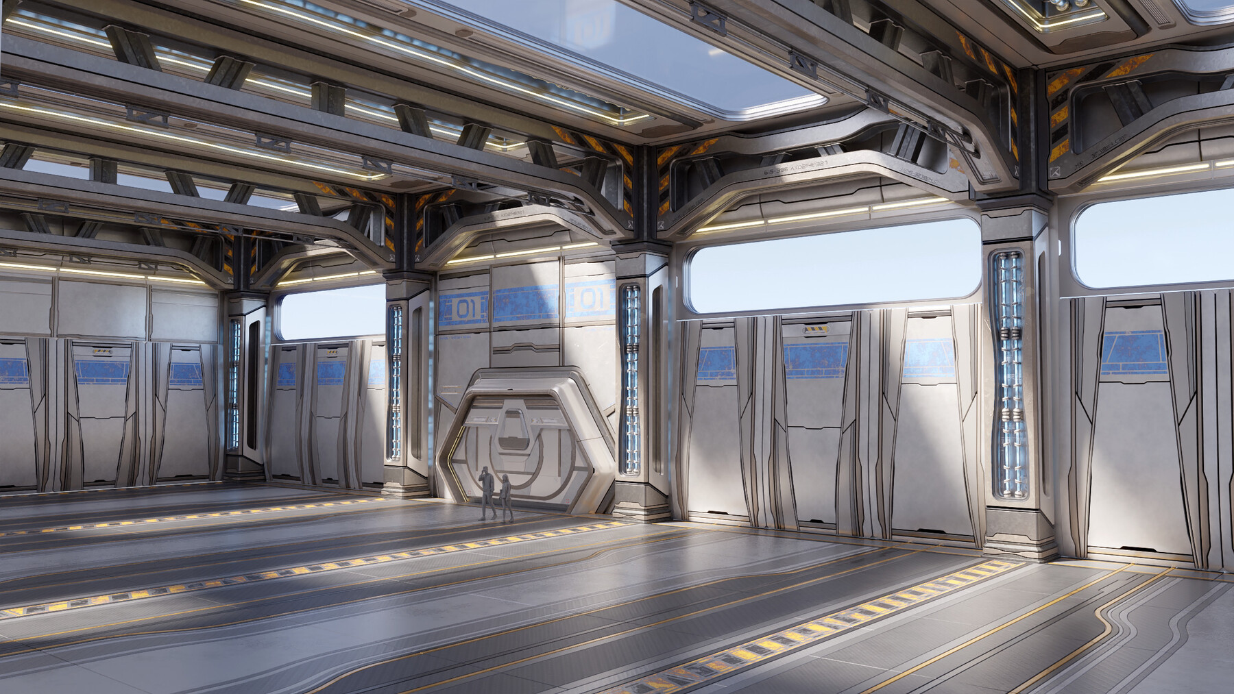 ArtStation - Sci-Fi Warehouse / Hall | Resources