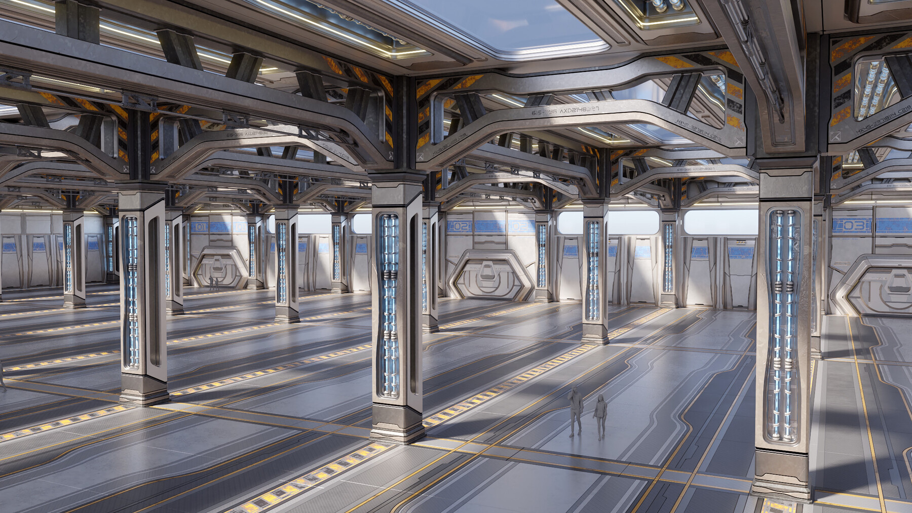 ArtStation - Sci-Fi Warehouse / Hall | Resources