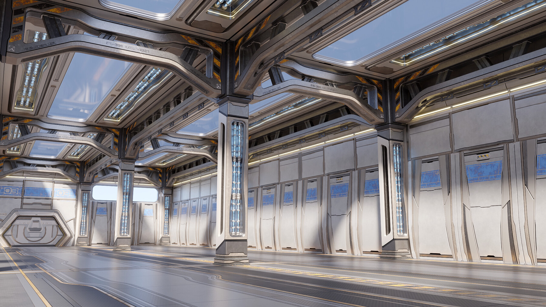 ArtStation - Sci-Fi Warehouse / Hall | Resources