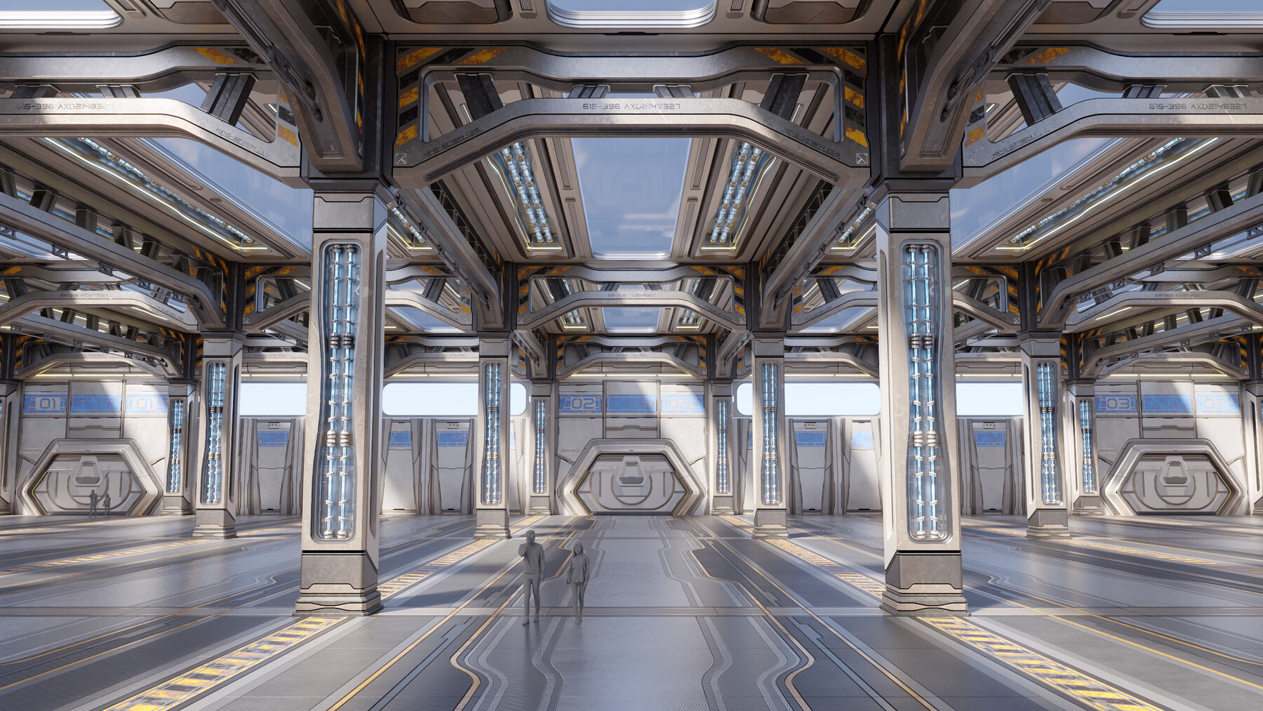 ArtStation - Sci-Fi Warehouse / Hall | Resources