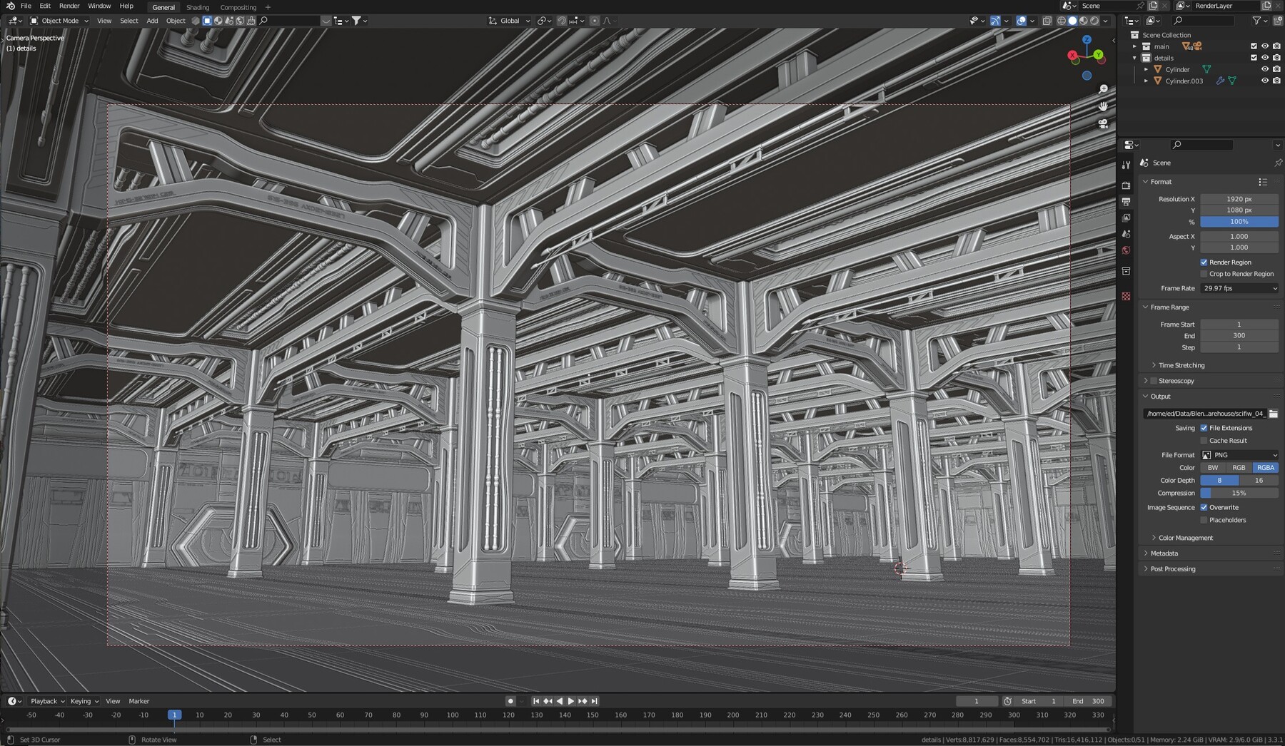 ArtStation - Sci-Fi Warehouse / Hall | Resources