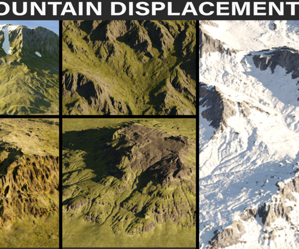 ArtStation - Mountain Displacement Map Pack | Game Assets ArtStation - Mountain Displacement Map Pack | Game Assets