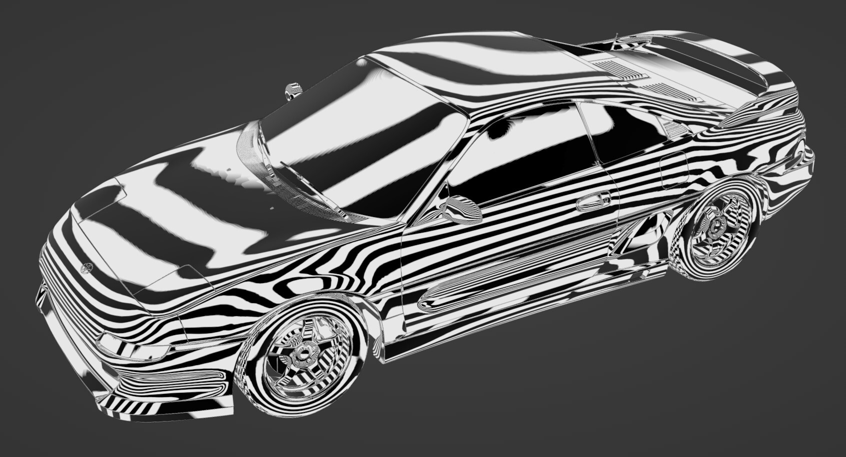 ArtStation - Toyota MR2 SW20 Rev. 2 (1993) - Free 3D Model | Resources