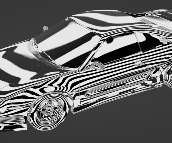 ArtStation - Toyota MR2 SW20 Rev. 2 (1993) - Free 3D Model | Resources