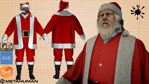 ArtStation - female Santa's elf outfit | Resources