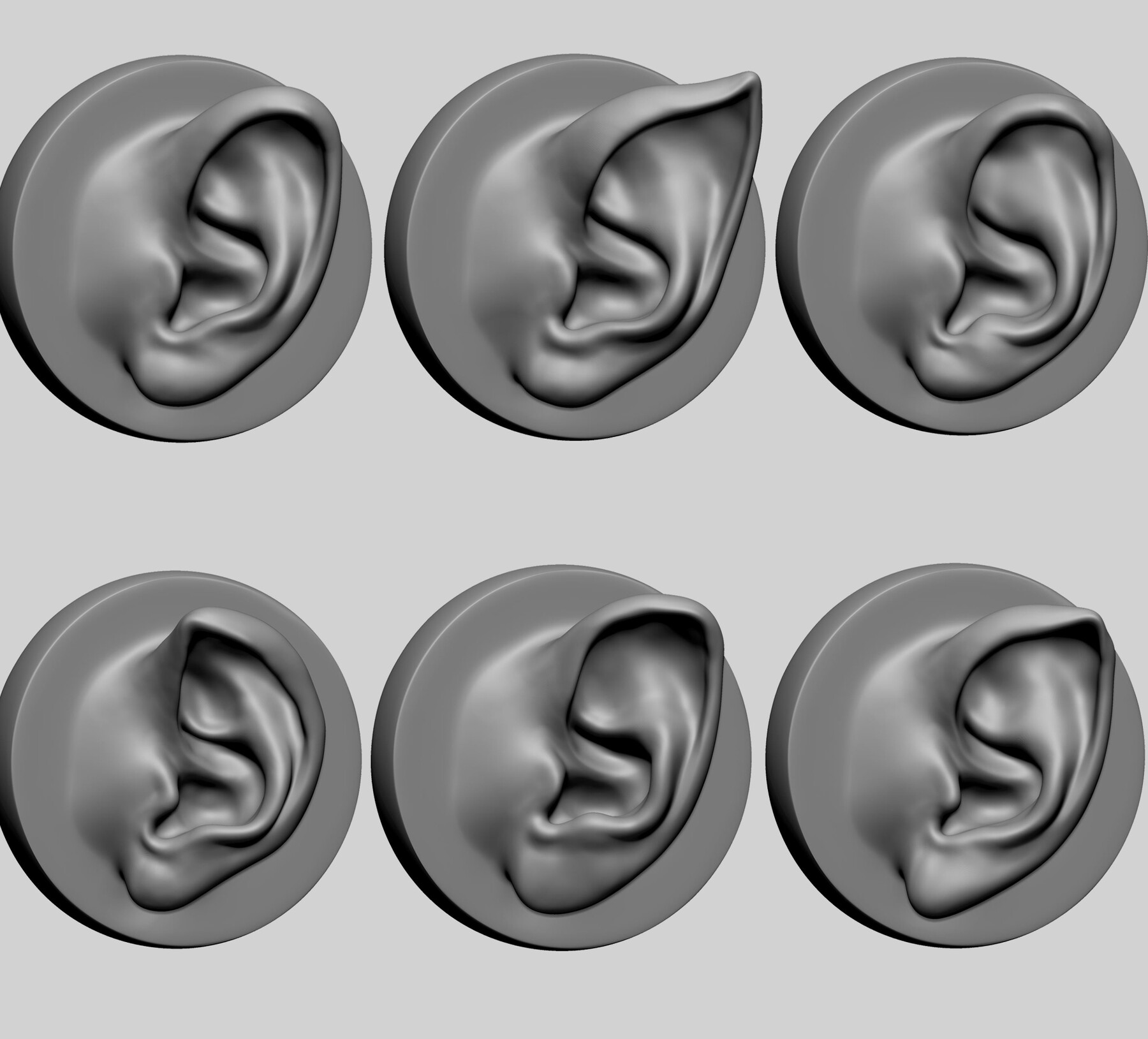 ArtStation - Ear Model with Different Types | Resources