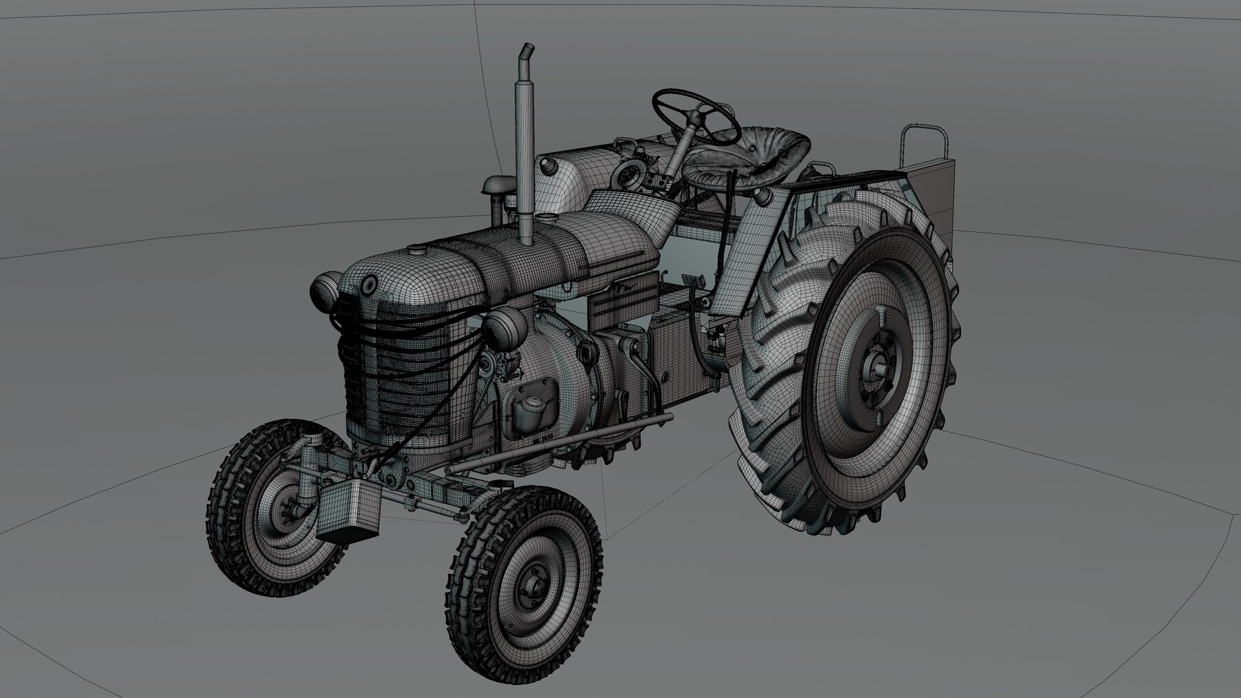 ArtStation - Tractor Zetor 25K - PBR full textured 3D model, high detailed, various model ...