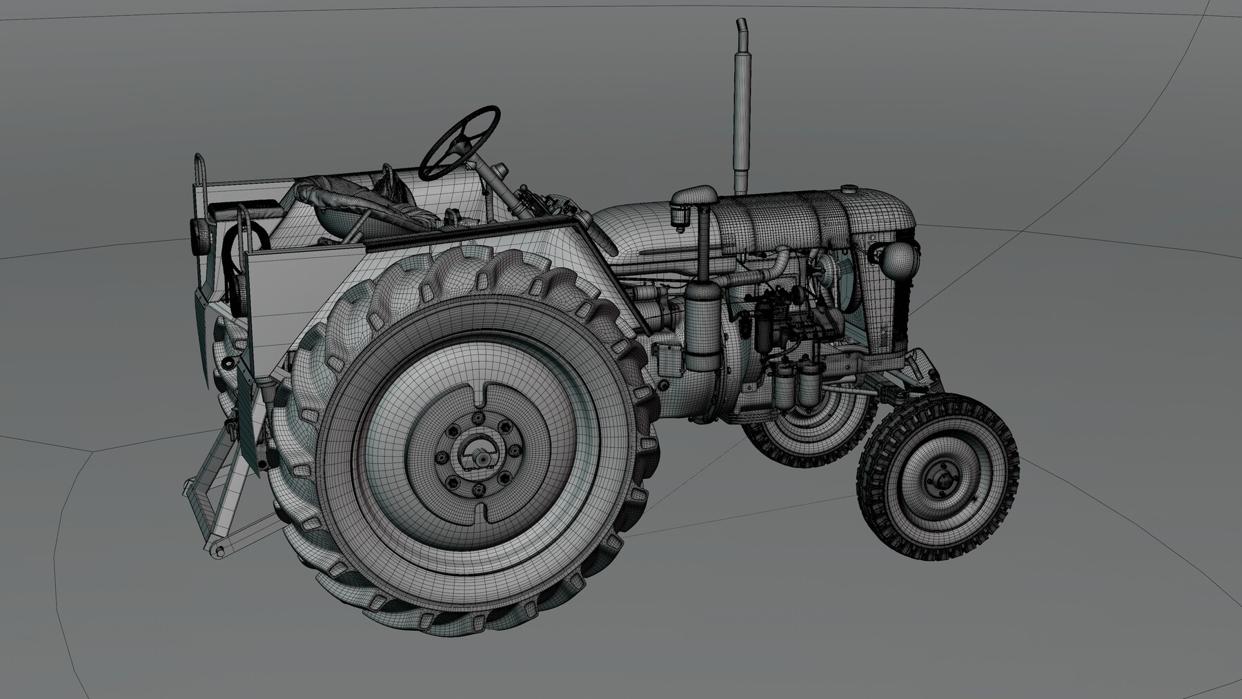 ArtStation - Tractor Zetor 25K - PBR full textured 3D model, high ...