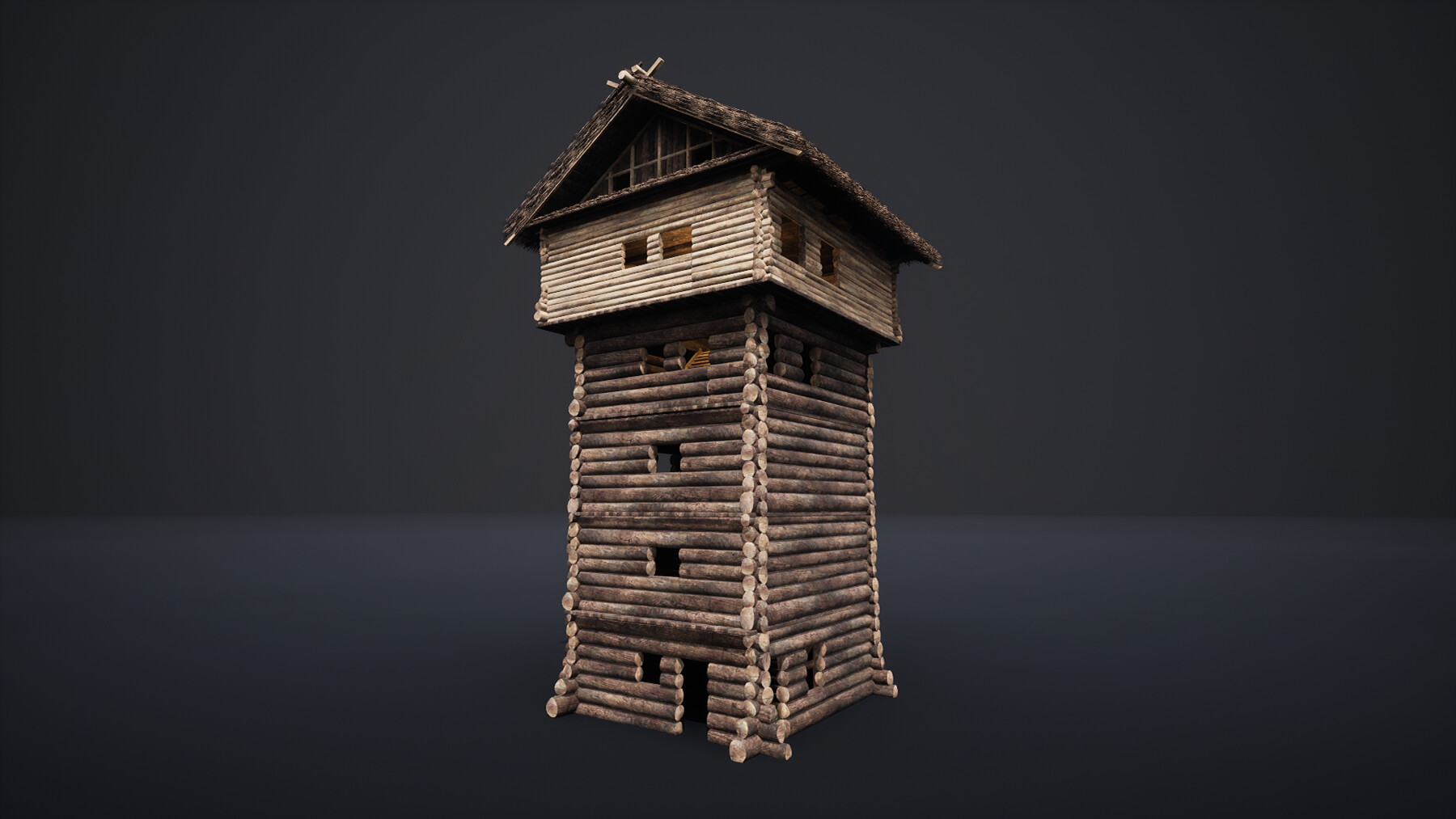ArtStation - WATCHTOWER TOWER FORT SLAVIC PALISADE WOODEN CASTLE ...