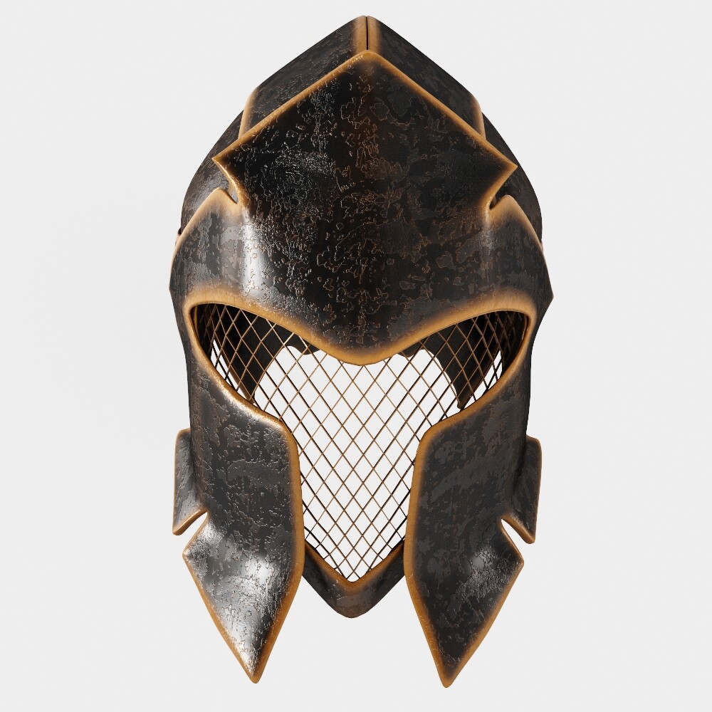ArtStation - Fantasy helmet (LowPoly) | Resources