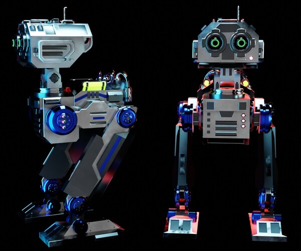 Artstation Robot Game Assets