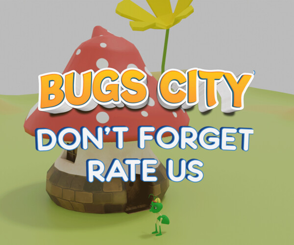 ArtStation - Bugs City Low Poly Cartoon Town 3D Art FREE Small Pack ...