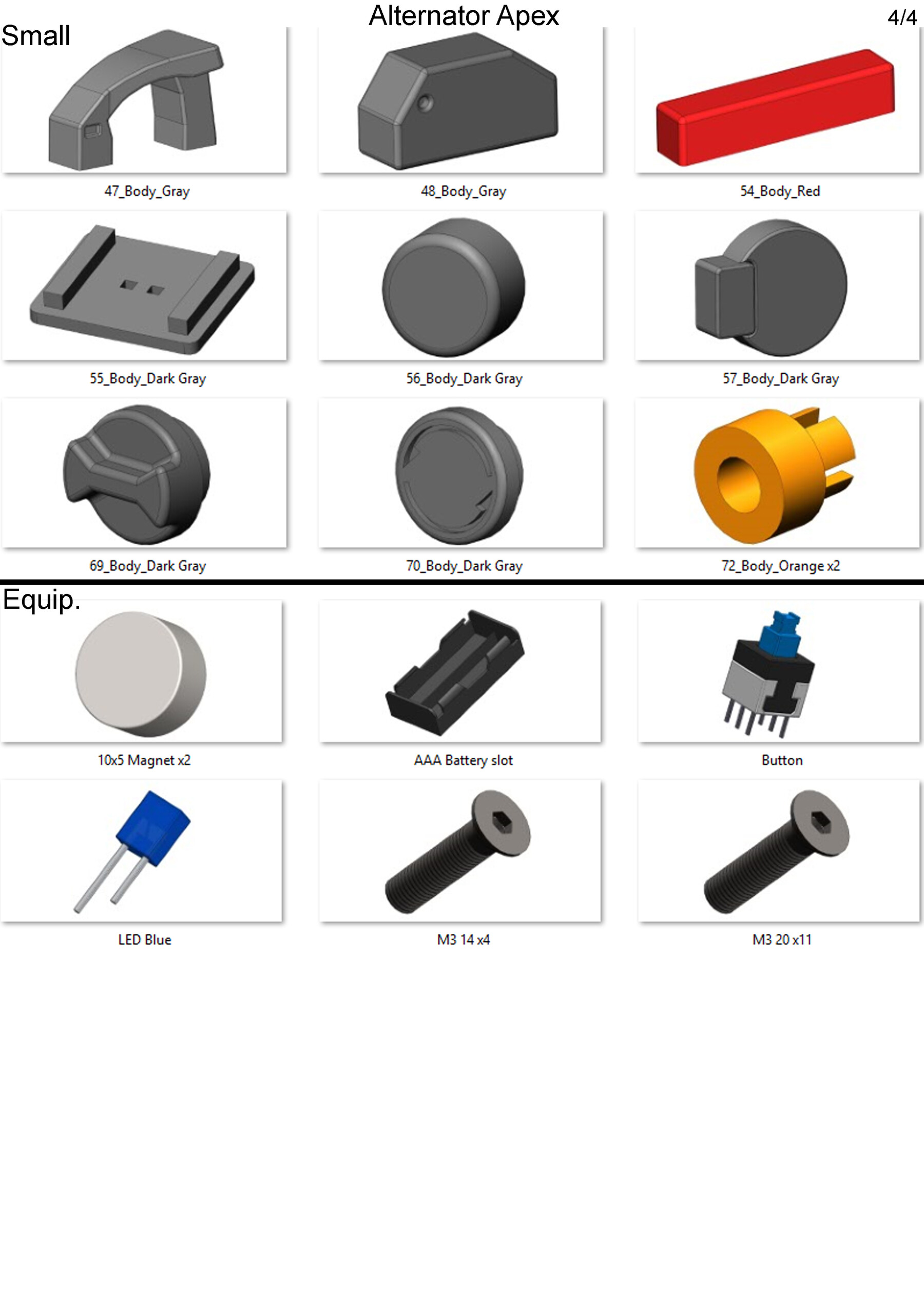 ArtStation - ALTERNATOR - APEX - PRINTABLE 3D MODEL - STL FILES | Resources