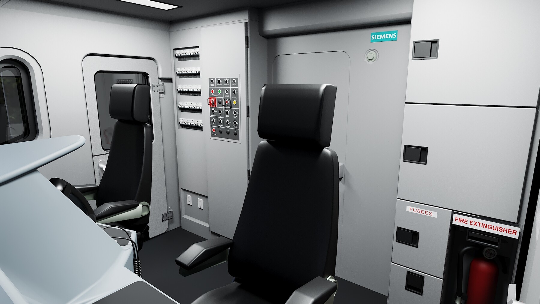 ArtStation - ALC-42 AMTRAK with Interior | Game Assets