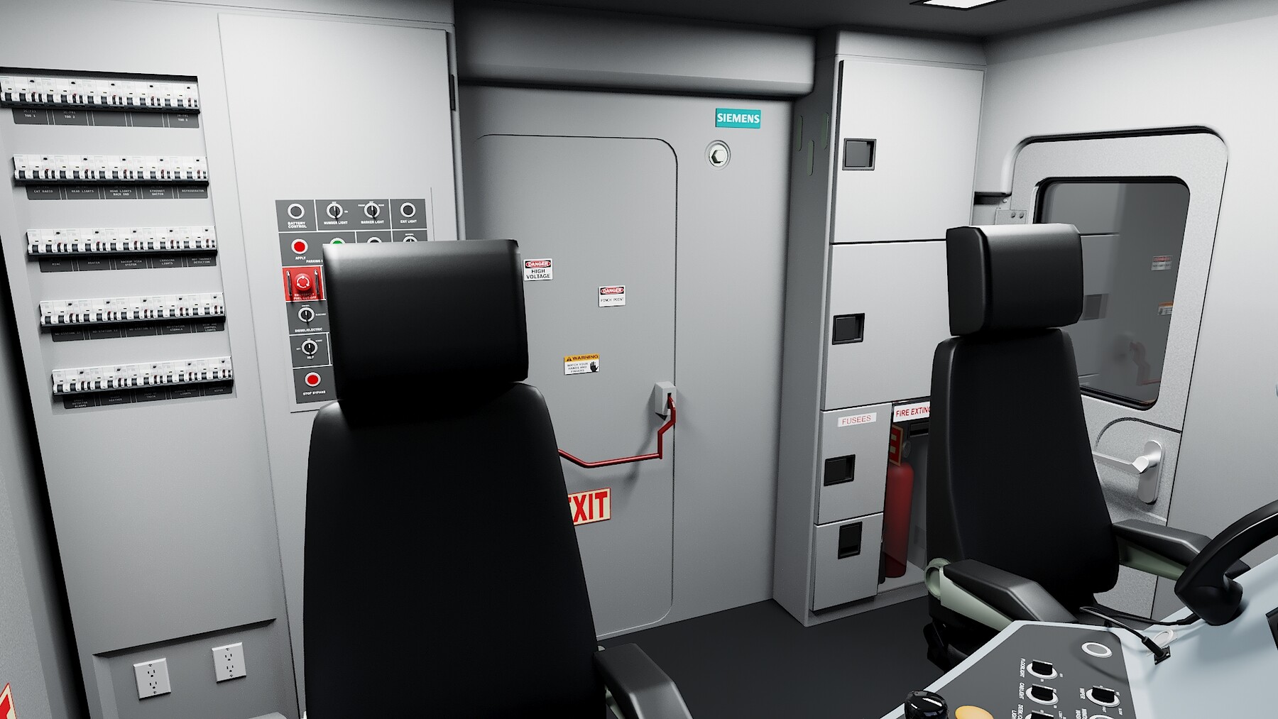 ArtStation - ALC-42 AMTRAK with Interior | Game Assets