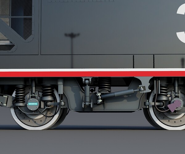 ArtStation - ALC-42 AMTRAK with Interior | Game Assets