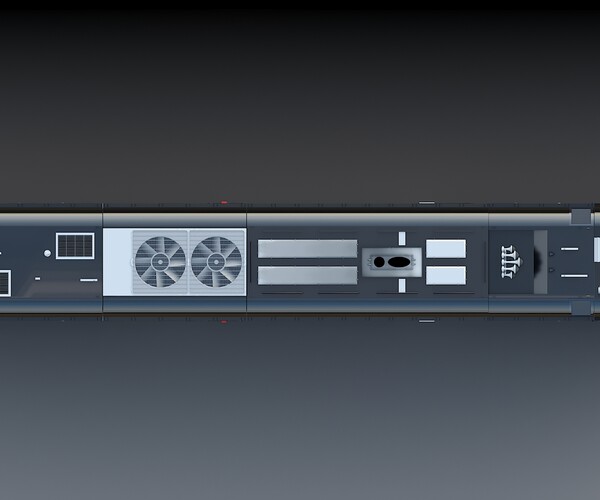 ArtStation - ALC-42 AMTRAK with Interior | Game Assets