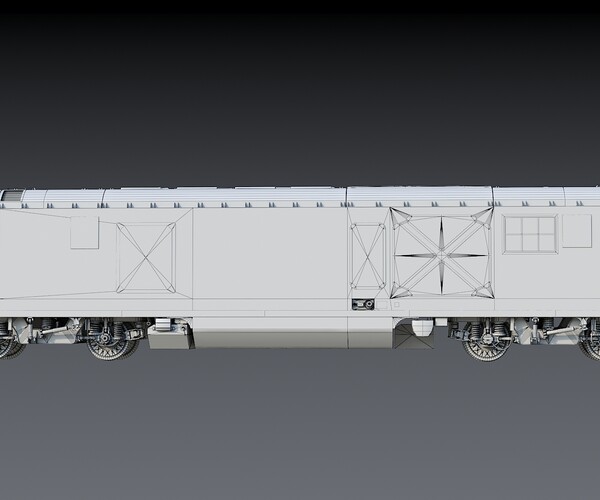 ArtStation - ALC-42 AMTRAK with Interior | Game Assets