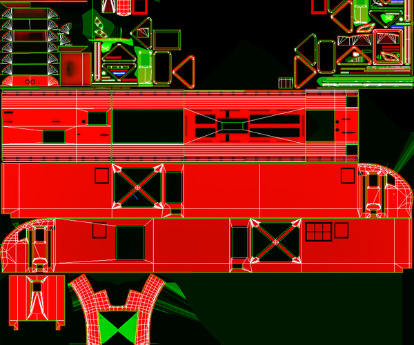 ArtStation - ALC-42 AMTRAK with Interior | Game Assets