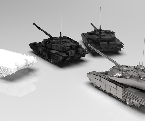ArtStation - T-90MS | Game Assets