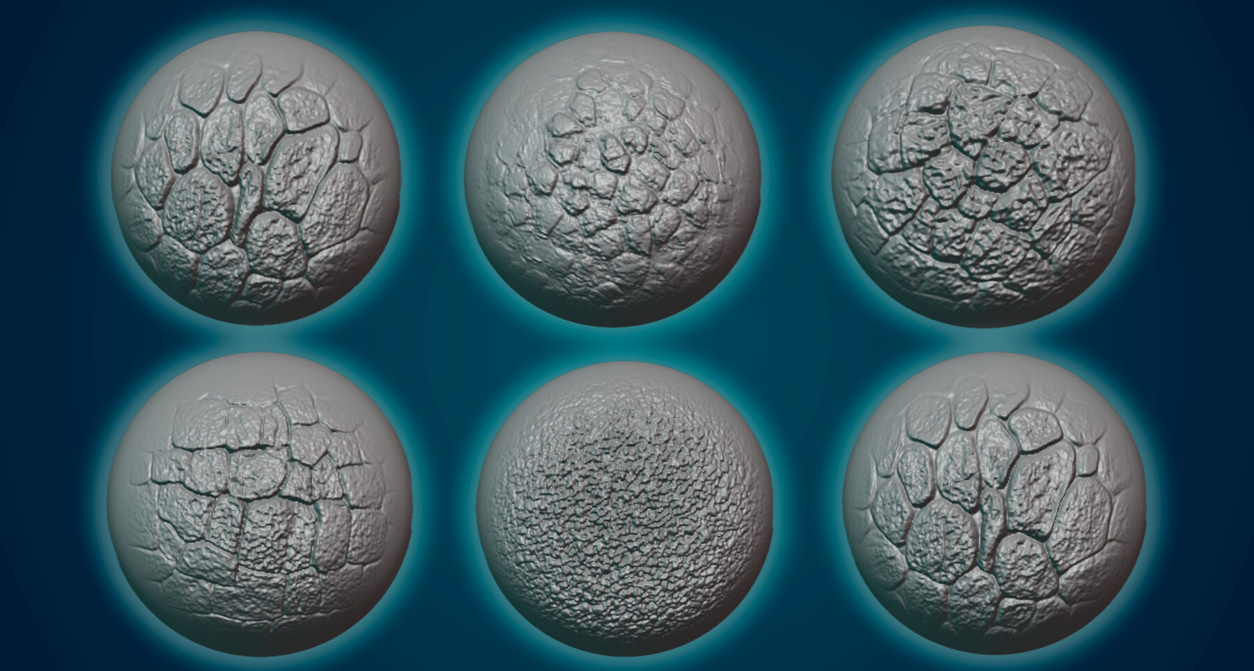 ArtStation - Blender Stone Brush Pack part 2 | Brushes