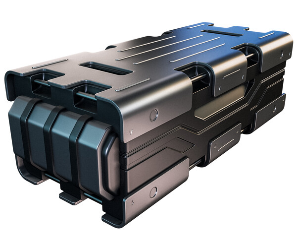 ArtStation - Pak Sci-fi Container end boxes | Resources